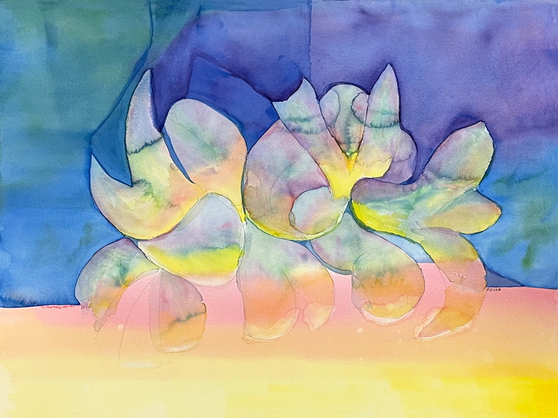 "Oasis" 2023 22x30 | Nancy Rosen Paintings